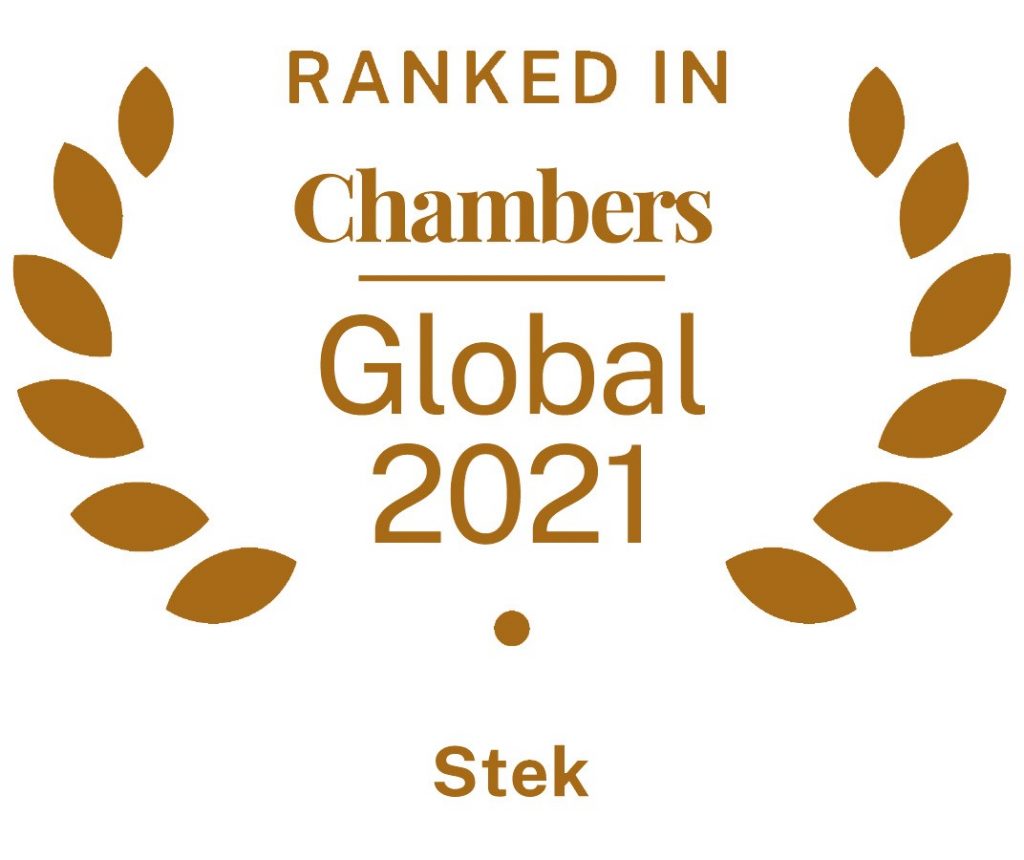 Stek in Chambers Global 2021 - Stek Lawyers